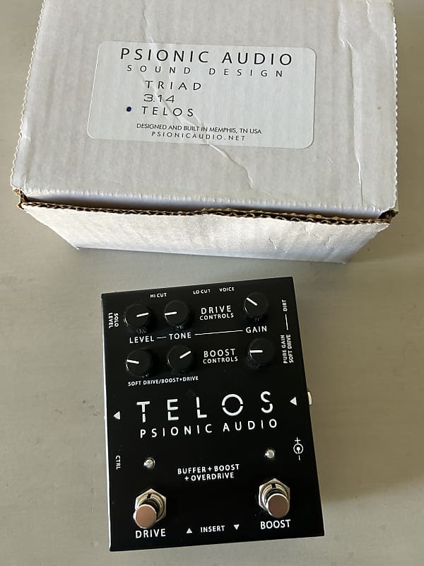 Psionic Audio Telos Overdrive Buffer and Booster | Reverb