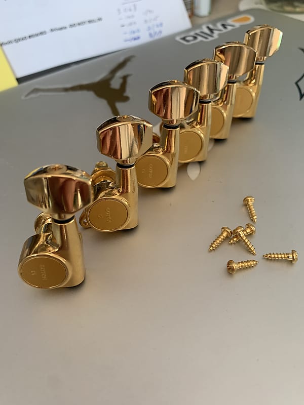 Gotoh 6-In-Line Schaller Style Mini Tuning Keys Left handed | Reverb