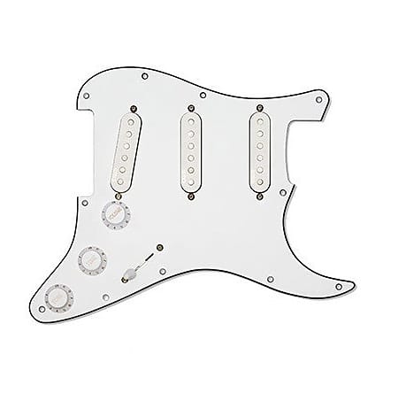 EMG CROSSROADS RA-2 RETRO ACTIVE WHITE STRAT PRO PICKGUARD | Reverb