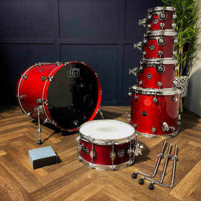 LUDWIG CLASSIC MAPLE OUTFITTER 6 PIECE DRUM KIT, AGED ONYX | Reverb UK