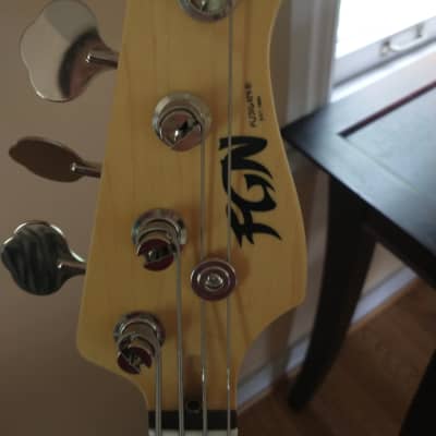 Made in Japan Fujigen Black Jazz Bass w/ Fender Custom Shop | Reverb