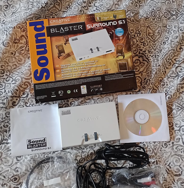 Creative Sound blaster surround 5.1 Early 2000s - White | Reverb UK