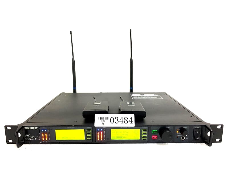 Shure UR4D & UR1 638-698MHz Wireless Mic System #03484 | Reverb
