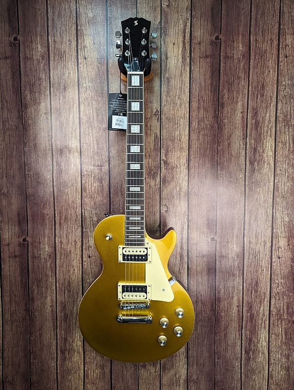 Stagg SEL-STD GOLD Les Paul Style W/Push-Pull Pots | Reverb