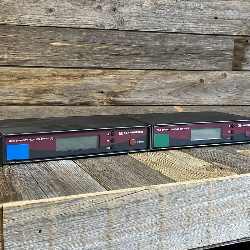 (18008) Sennheiser EW-100 G2 Wireless Receivers with Rack | Reverb