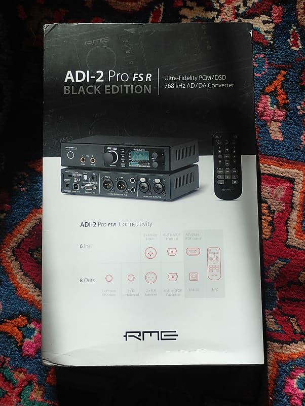 RME ADI-2 Pro FS R AD/DA 2018ish... - Black | Reverb