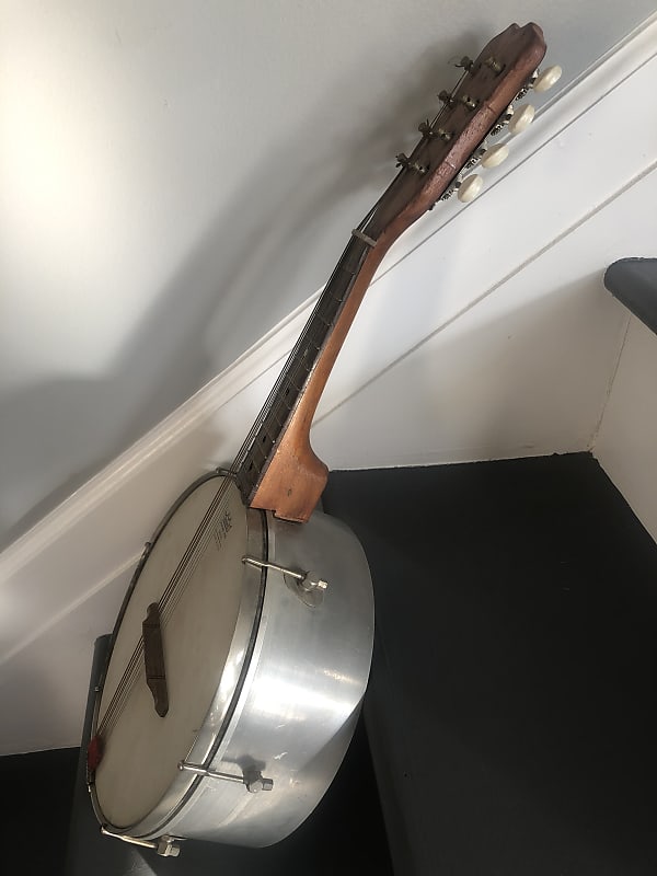 Unknown Unknown 1920-30s Aluminum Banjo Mandolin | Reverb