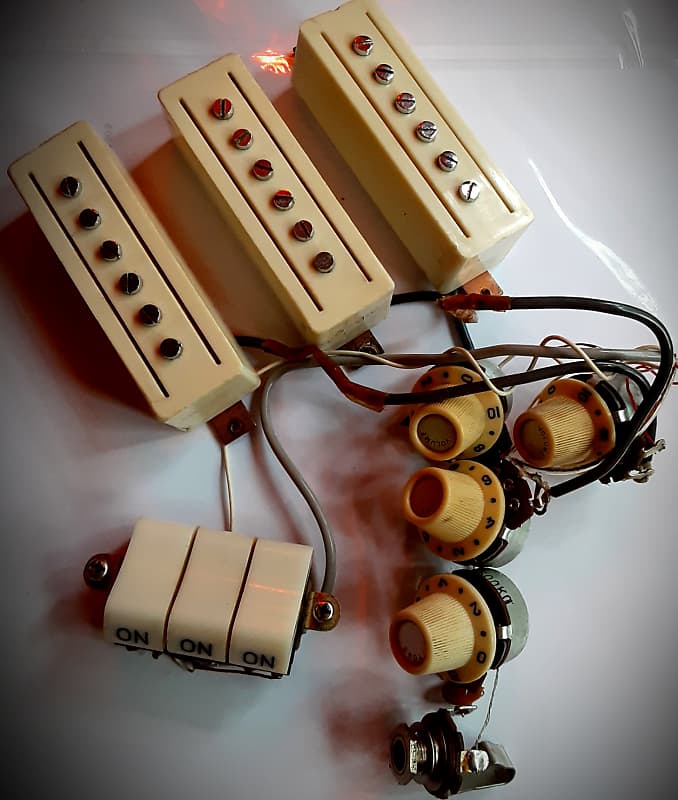 Teisco Pickups Complete Harness 60's | Reverb