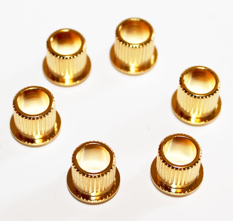 Gold Kluson Deluxe Tuners Ferrules Bushing for Fender Gibson | Reverb