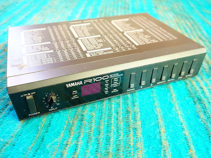 Yamaha R100 Reverb Processor Digital Reverb 80's Vintage - | Reverb UK