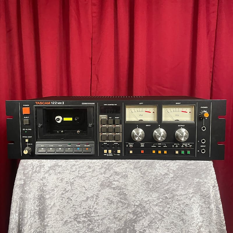 Tascam 122 MKII Pro 3-Head Cassette Tape Deck - Fully | Reverb