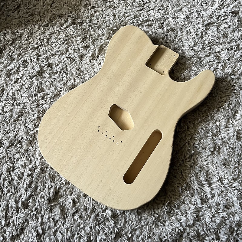 Handmade Telecaster Body - Natural Unfinished | Reverb