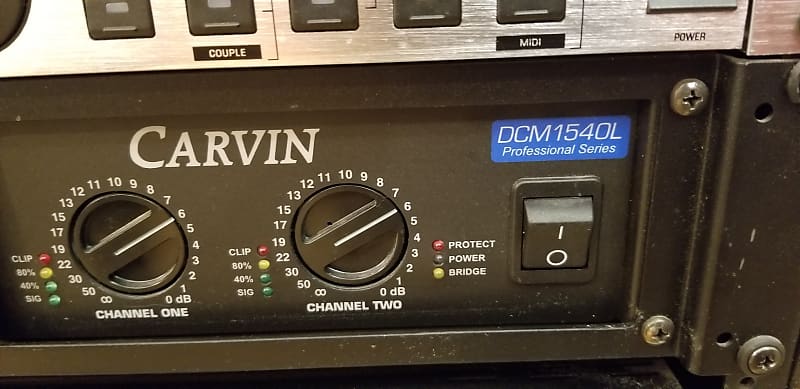 Carvin DCM 1540L Professional Series Power Amplifier Black | Reverb