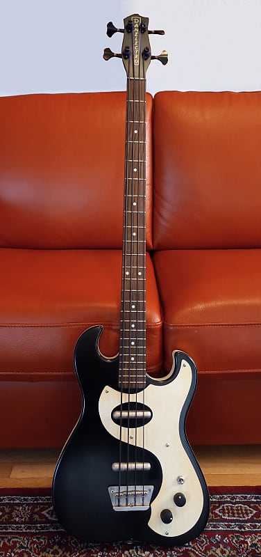 Danelectro '63 Long Scale 34" Bass Black with Gotoh Tuners | Reverb