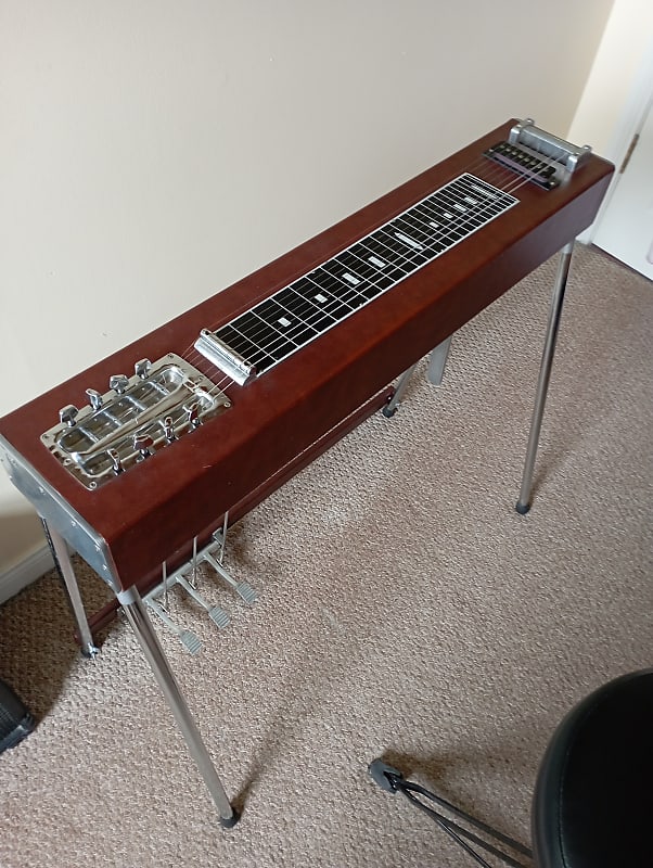Guyatone Eight -string Pedal Steel Guitar 70s/80s - Woodgrain | Reverb