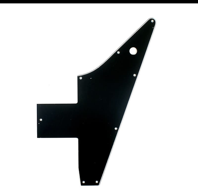 Gibson Pickguard explorer Fits ‘76 reissue - Black 3 Ply | Reverb UK