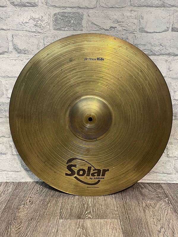 Solar by Sabian 20”/51cm Drum Ride Cymbal Hardware / | Reverb