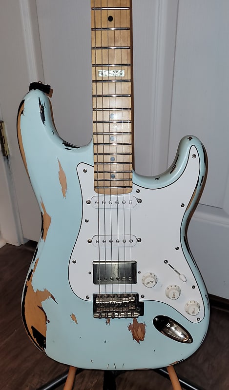 ESP LTD GL-256 George Lynch Signature - Blue & Tobacco Relic | Reverb