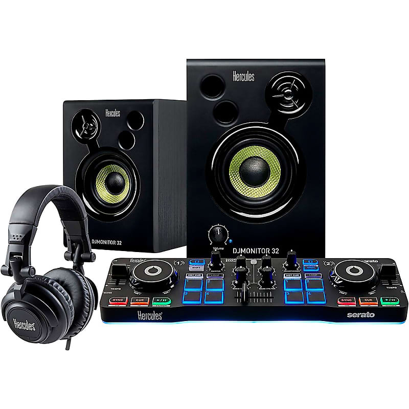 Hercules DJ DJStarter Kit With Controller, Speakers and | Reverb