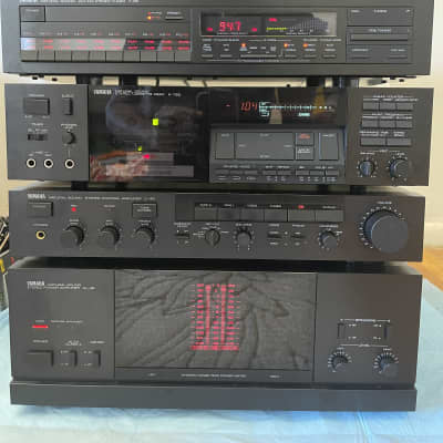 Yamaha M45 Amplifier, C45 Pre Amplifier, K-720 Casette Deck, | Reverb