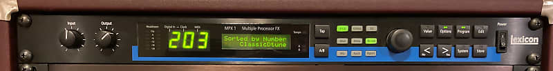Lexicon MPX-1 Multi Effects Processor + R1 MIDI controller | Reverb