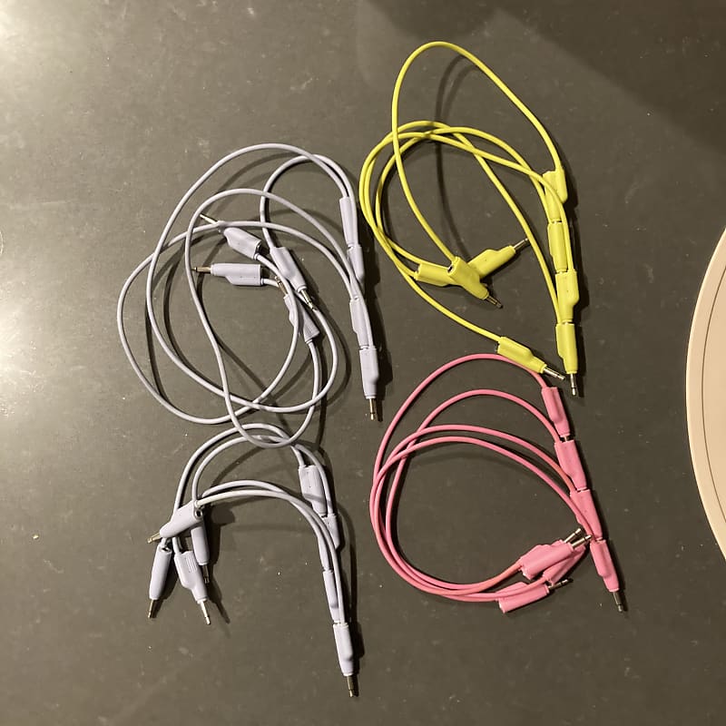 Modular addict Stacking eurorack patch cables | Reverb