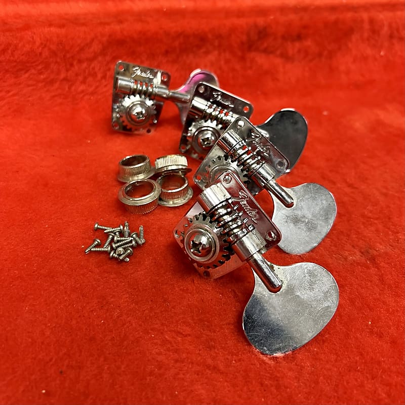 Fender Lollipop bass tuners 1966 Chrome original vintage USA | Reverb