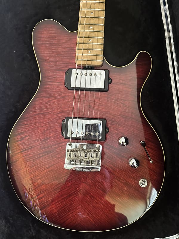 Music Man 25th Anniversary Guitar 2009 - Red and Maple Neck | Reverb