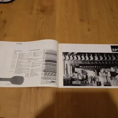 Vintage Circa Early 1970's Hofner Full-Line Catalog! Rare | Reverb