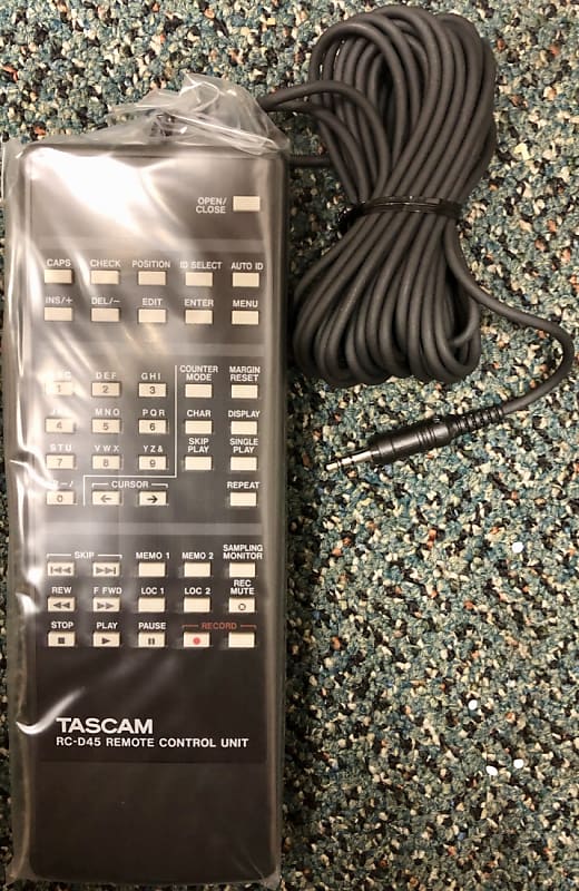 TASCAM RC-D45 Wired DAT Remote Control New Old Stock | Reverb