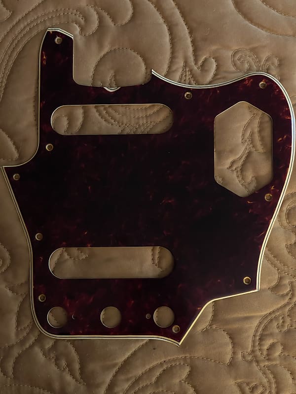 Spitfire Tortoiseshell Pickguards Jaguar Lightly Aged Subtle | Reverb