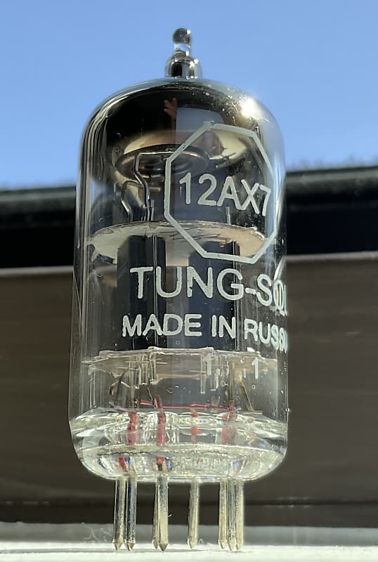TUNG-SOL 12AX7 - PREAMP TUBE - MADE IN RUSSIA - VERY GOOD | Reverb