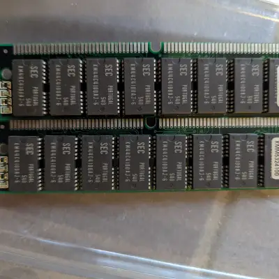 Two 16MB RAM simm modules for Music Samplers (KMM5324100) | Reverb