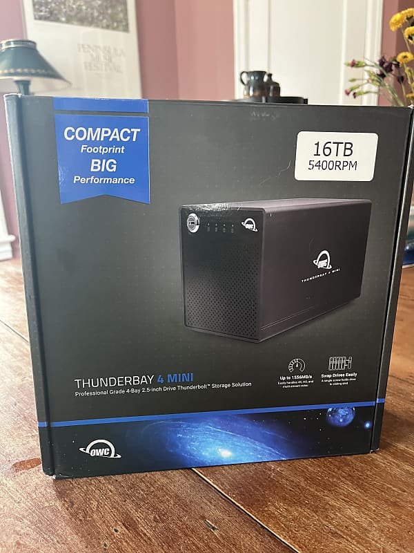 OWC Thunderbay 4 Mini 16TB 5400RPM 4-bay 2.5 inch drive | Reverb