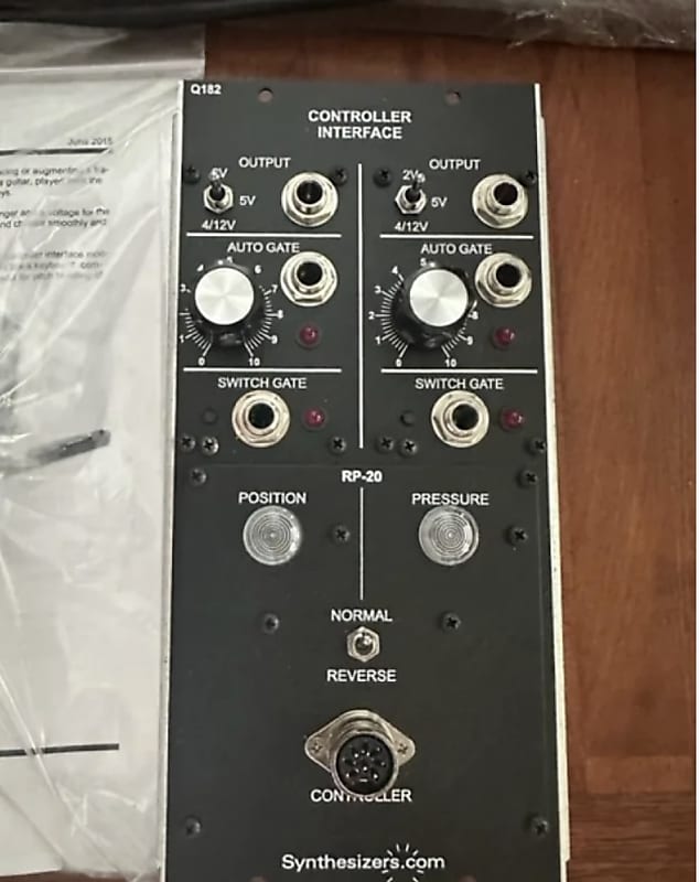 Synthesizer.com Q182RP20, Ribbon Controller 20" 2020 - bois | Reverb