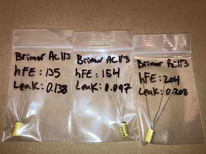 Three Vintage Brimar AC113 Germanium PNP Transistors - AC 113 | Reverb