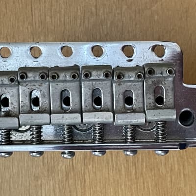 Vintage (70s?) Steel Block Stratocaster Tremolo Assembly | Reverb