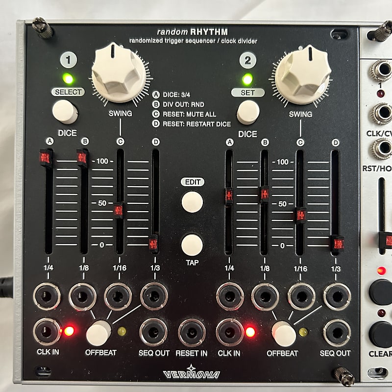 Vermona Randomrhythm randomized trigger sequencer/ clock | Reverb