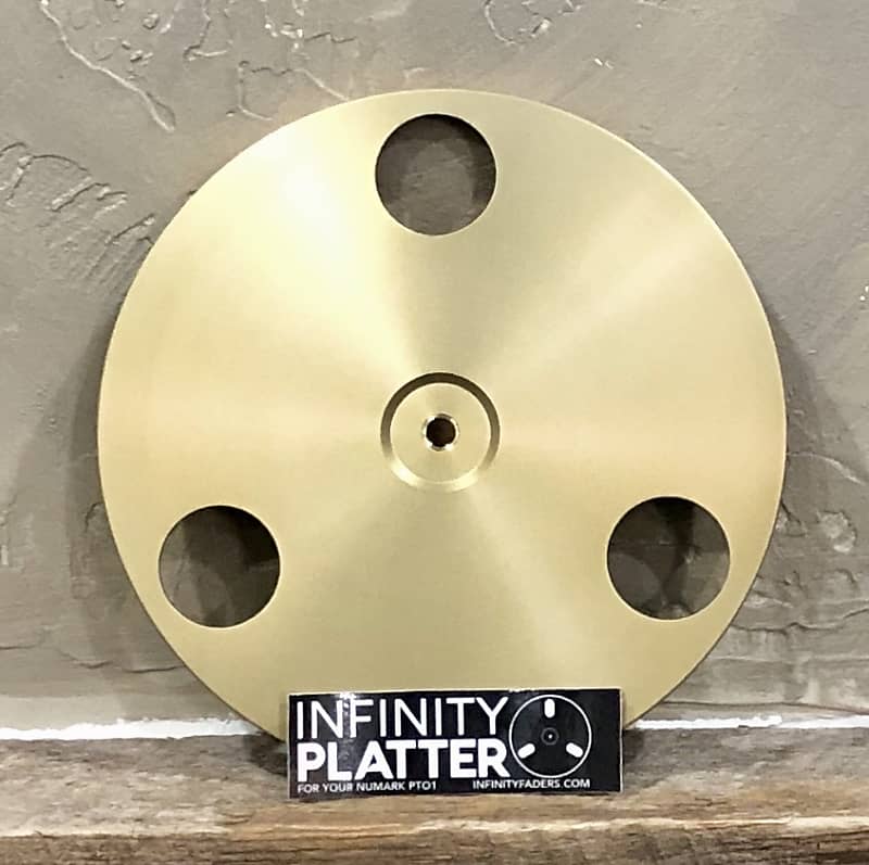 Infinity Fader Infinity Platter Gold | Reverb