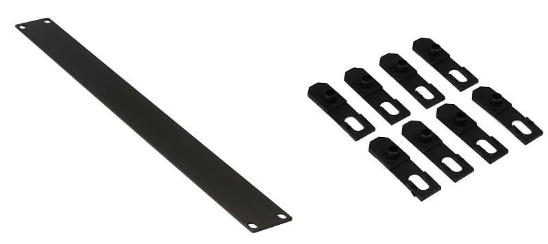 Gator GRW-PNLSTFT1 Flat Steel Rack Panel - 1U + Humfrees Rack | Reverb