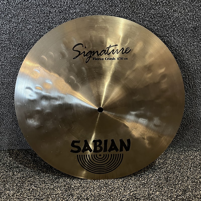 Sabian 16" Signature Fierce Crash | Reverb
