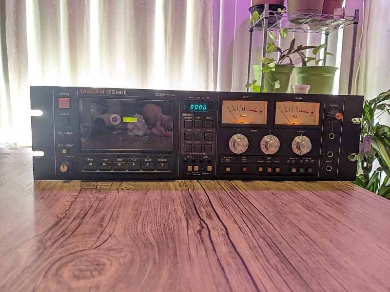TASCAM 122 MKII 1989 - Black | Reverb