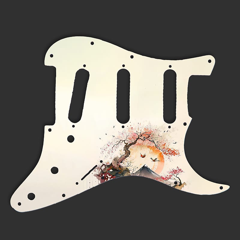Unique Fender Stratocaster Pickguard SSS 11 holes 3ply (wbw) | Reverb