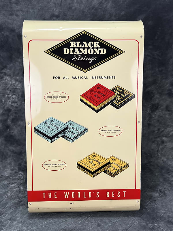 Black Diamond String Display Cabinet 1950’s - White | Reverb