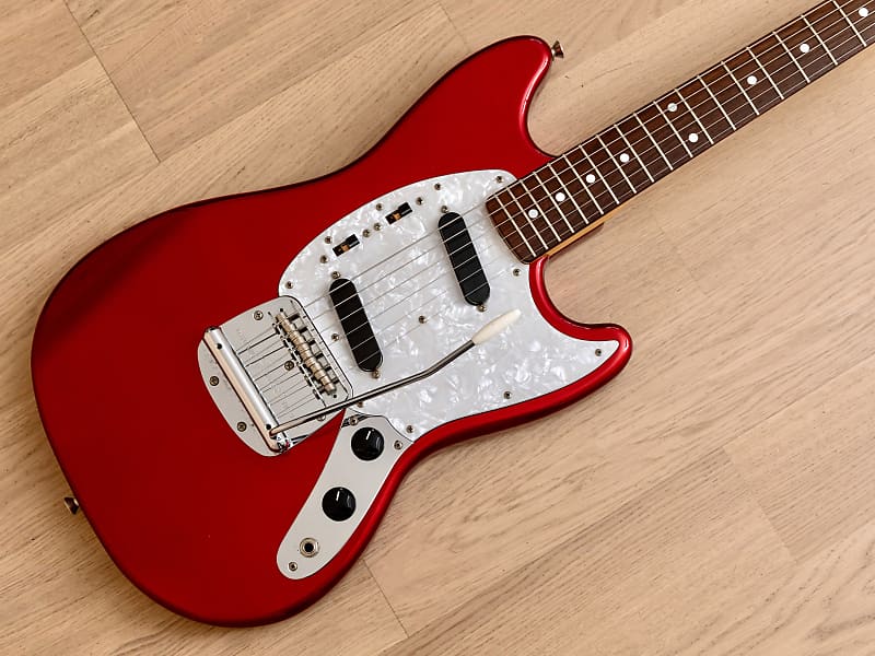 2010 Fender Mustang '69 Vintage Reissue MG69/MH Candy Apple | Reverb
