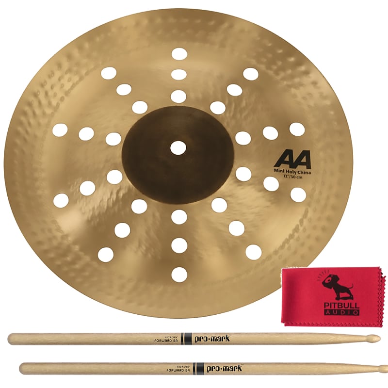 Sabian 21216CS 12” AA Mini Holy China Drum Set Cymbal w/ | Reverb
