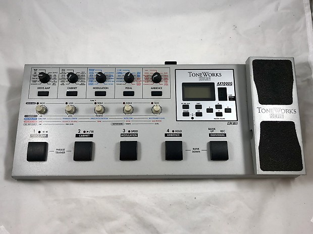 Korg ToneWorks AX1000G Multi Effects Guitar Pedal Processor | Reverb
