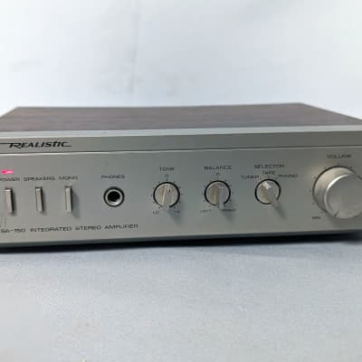 Realistic SA-150 Stereo Integrated Amplifier - 1984 Radio | Reverb