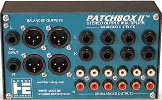 Henry Engineering PATCHBOX-II Output Multiplier, Stereo | Reverb