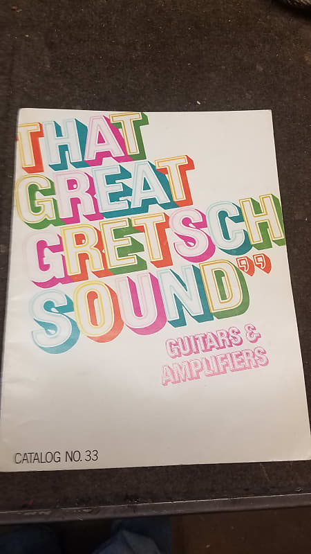 Gretsch Color Catalog #33 1968 Color | Reverb